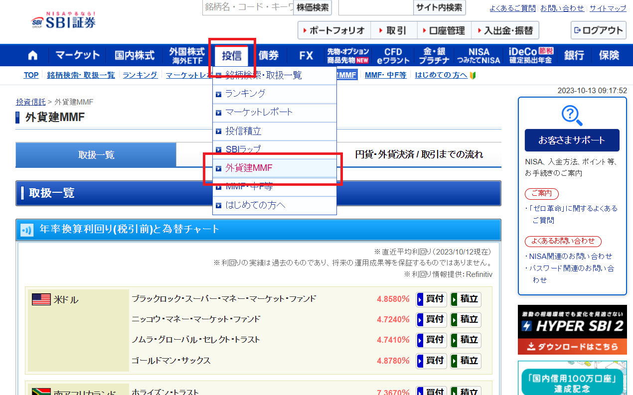 外貨建MMF買い方 売り方 遊んでるドルを働かせる SBI証券 | うめたろうブログ